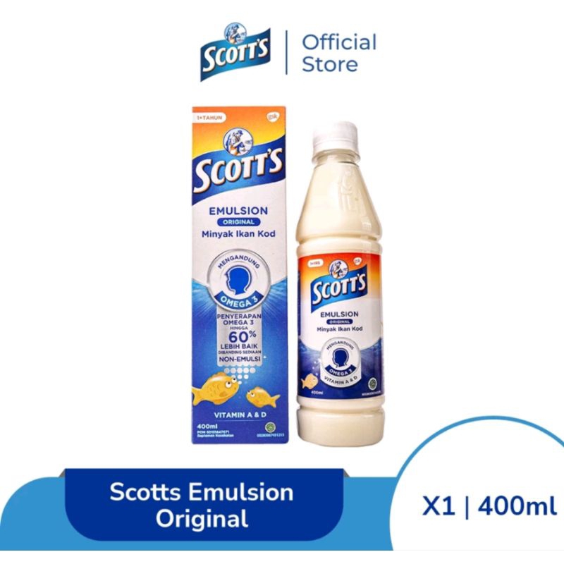 Jual Scott Emulsion Original 400ml | Shopee Indonesia