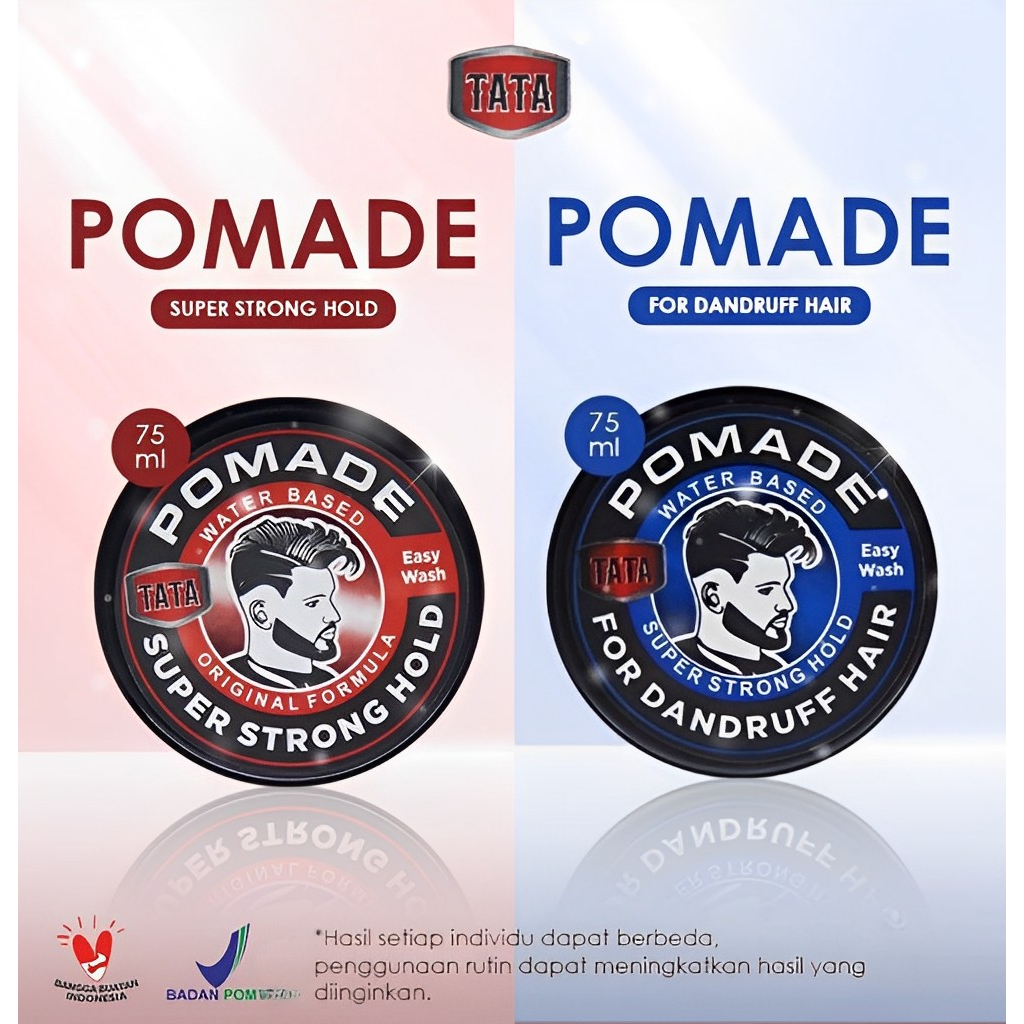 Jual SKINMED ~ TATA POMADE SUPER STRONG HOLD / POMADE FOR DANDRUFF HAIR ...