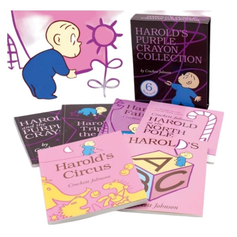 Jual Harold's Purple Crayon Collection (Box Set 6 Picture Books)by ...