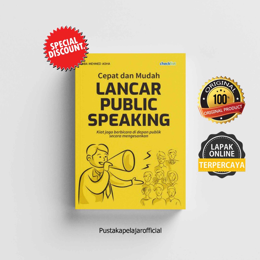 Jual BUKU ORIGINAL Cepat & Mudah Lancar Public Speaking - cover kuning ...
