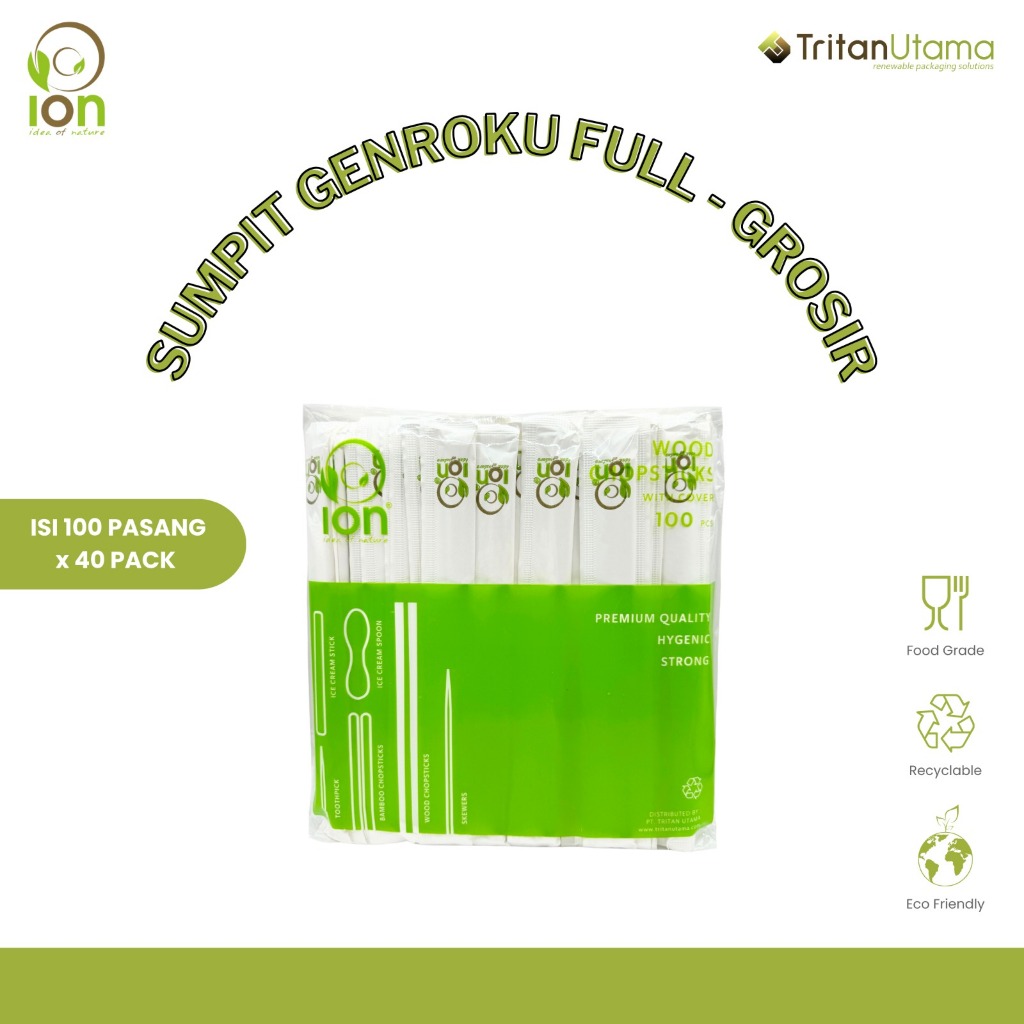 Jual GROSIR- paling murah /Sumpit Genroku Bungkus Kertas full / Sumpit ...