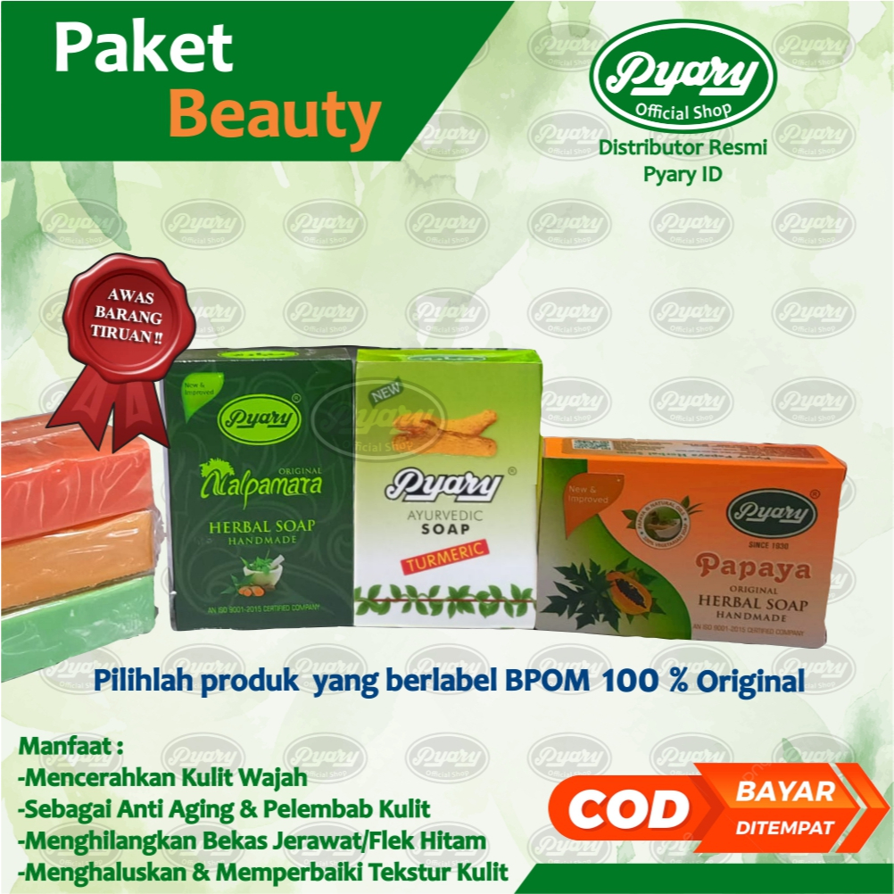 Jual [ORIGINAL BPOM RI] SABUN ARAB PYARY NALPAMARA TURMERIC PAPAYA ...