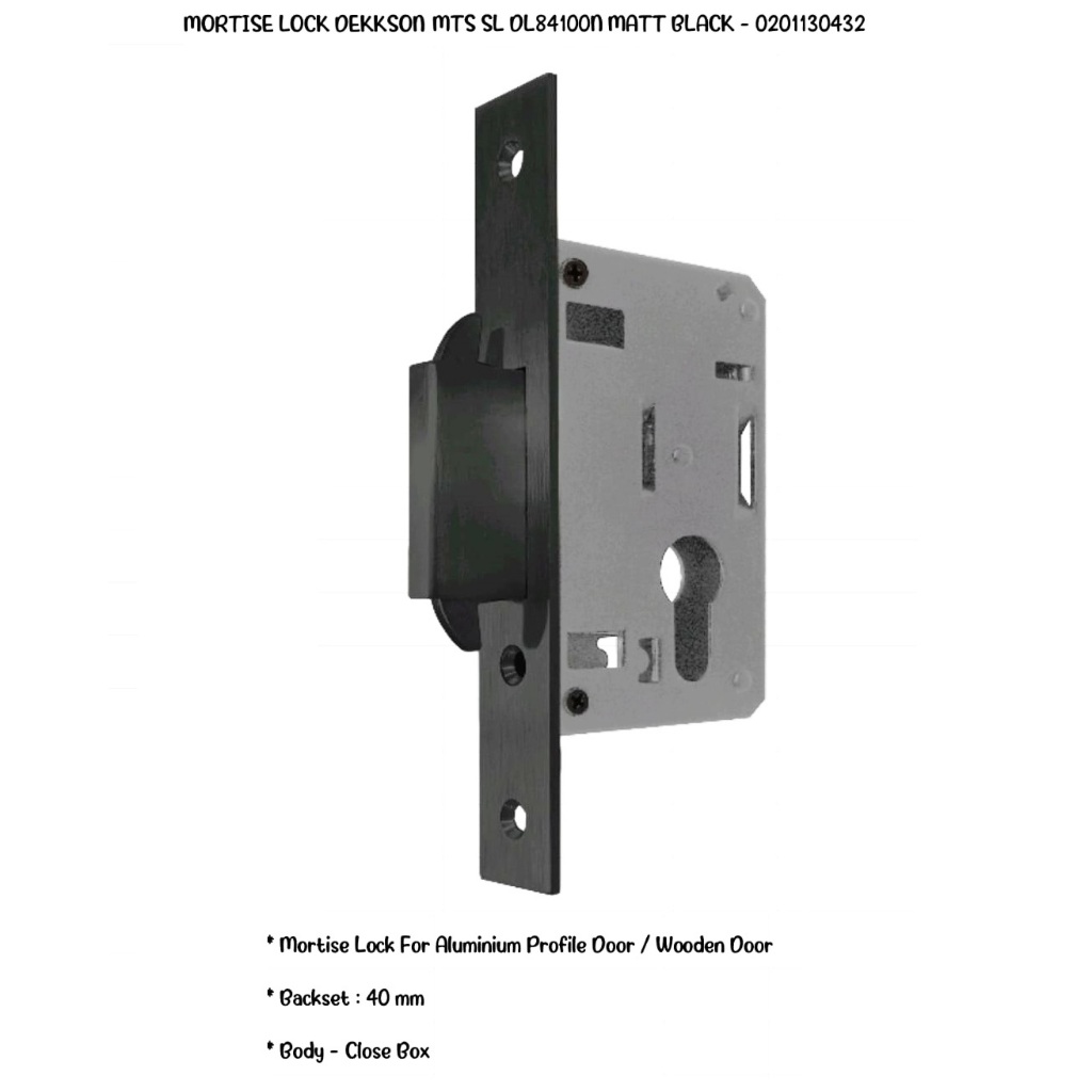 Jual MORTISE LOCK DEKKSON MTS SLD DL84100N MATT BLACK Kunci Mekar ...