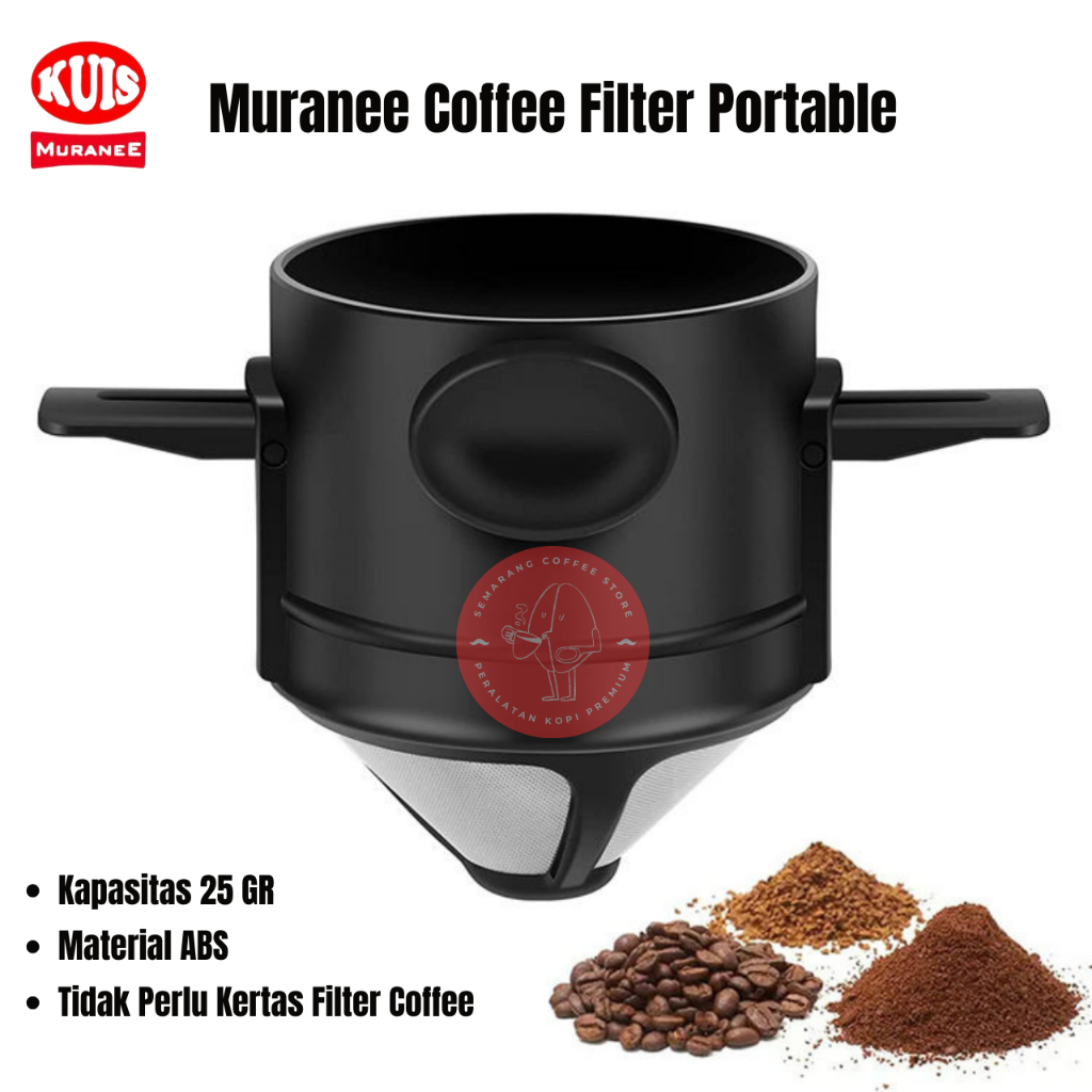 Jual Muranee Dripper Filter Penyaring Kopi V60 Portable Coffee Drip ...