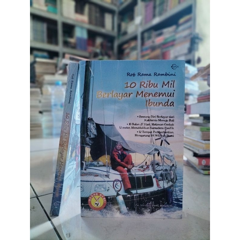 Jual [ORIGINAL] BUKU MOTIVASI / KISAH NYATA / 10 RIBU MIL BERLAYAR MENEMUI IBUNDA / ROB ROMA ...