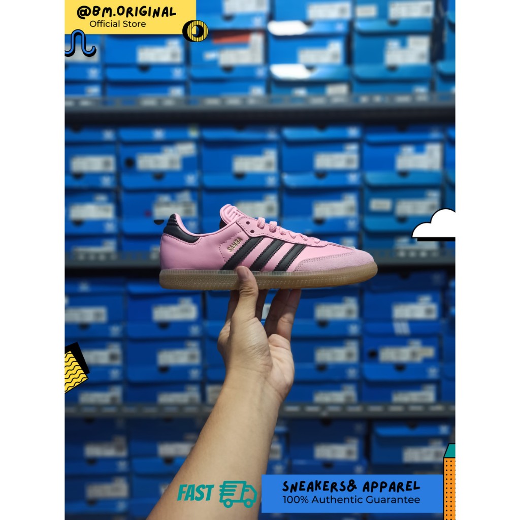 Jual Adidas Samba Messi Indoor Light Pink Core Black Gum IH8158 ...