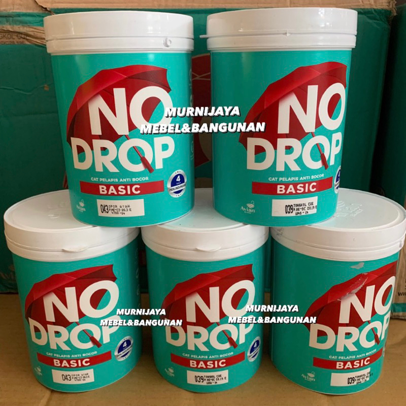 Jual NO DROP BASIC / KANSAI RAIN BLOCK 1KG CAT PELAPIS ANTI BOCOR ...