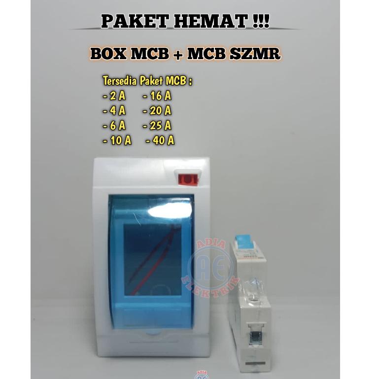 Jual Box Mcb - Rumah Mcb Listrik 1 Group 2 Group + MCB SZMR 1 Phase 2A,4A,6A,10A,16A,20A,25A40A ...