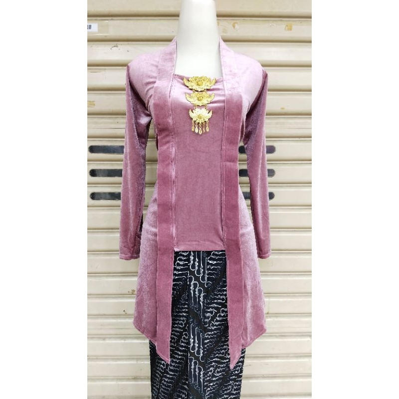 Jual TUNIK KEBAYA BLUDRU Kutu Baru ROSE GOLD - 1st KEBAYA BLUDRU ...