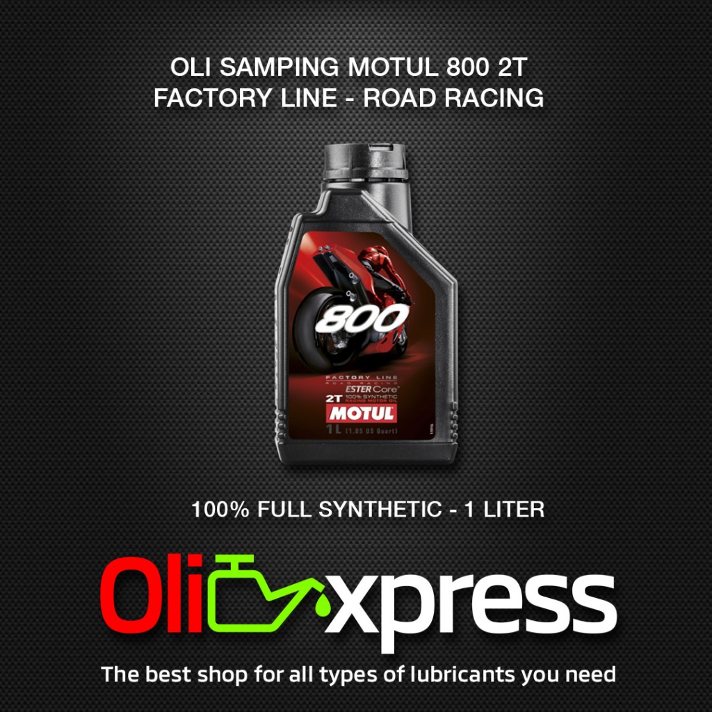 Jual MOTUL 800 2T ROAD RACING FULL SYNTHETIC ORIGINAL REPACK 250ML ...