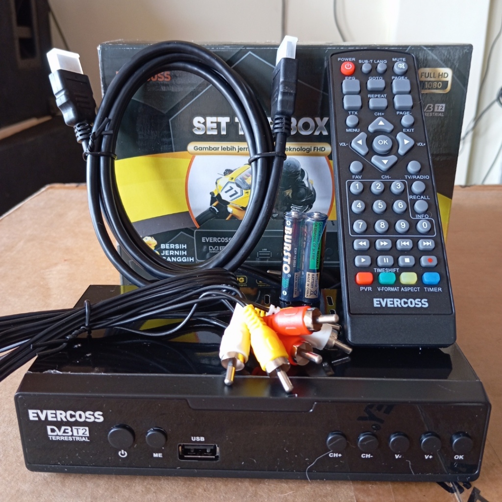 Jual Set Top Box Digital EVERCROSS MAX DVB T2 digital | Shopee Indonesia