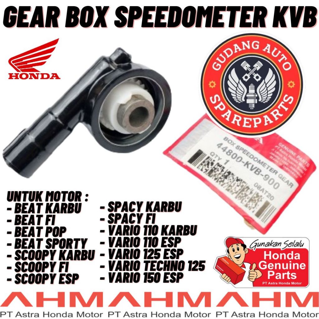 Jual Original AHM Gear Box Speedometer Honda Beat Pop Sporty Scoopy FI ...