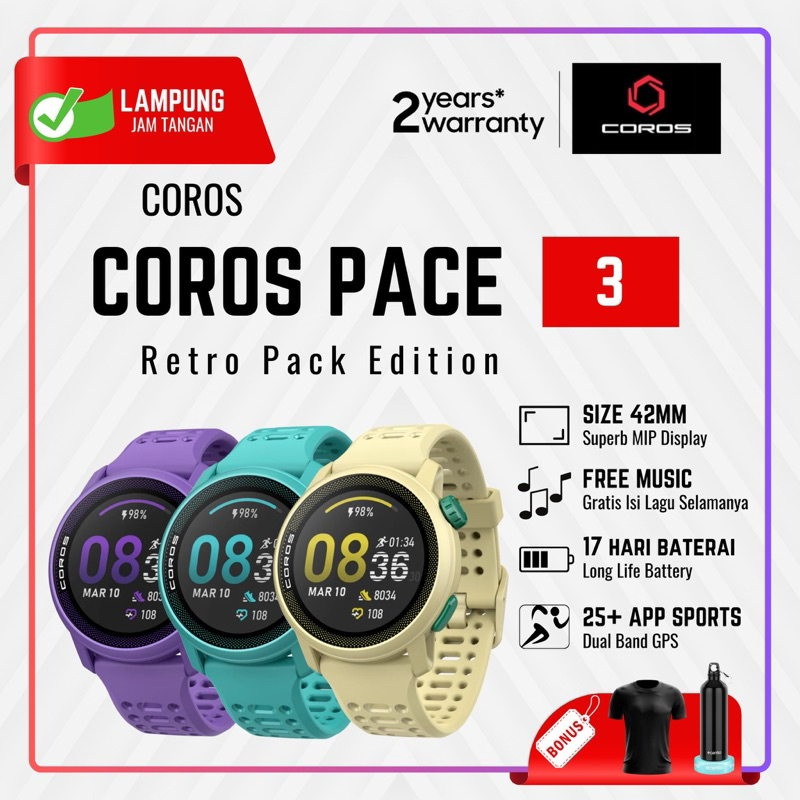 Jual Coros Pace 3 - Sillicone Retro Pack | Shopee Indonesia