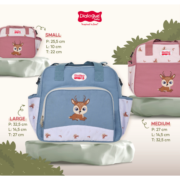 Jual Dialogue Baby Tas Bayi Besar 3in1 Deerly Series - DGT7320 | Shopee ...