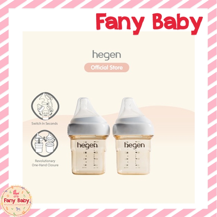Jual HEGEN PCTO TWINS FEEDING BOTTLE PPSU 150ML/5OZ | Shopee Indonesia