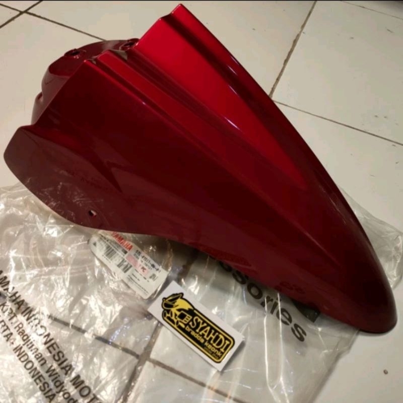 Jual SPAKBOR SLEBOR DEPAN MIO SPORTY ORIGINAL YAMAHA WARNA MERAH MARON ...