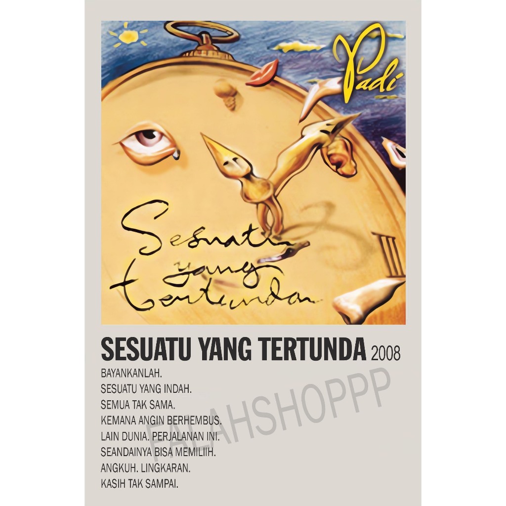 Jual Poster Album Sesuatu Yang Indah - Padi | Shopee Indonesia