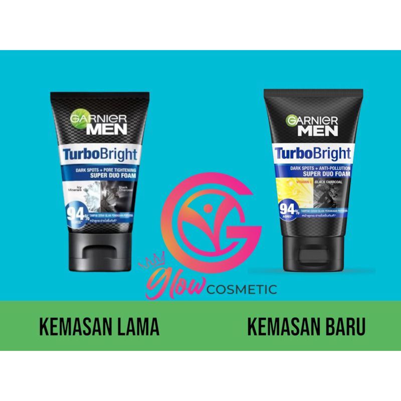 Jual GARNIER MEN TURBO BRIGHT SUPER DUO FOAM | Shopee Indonesia