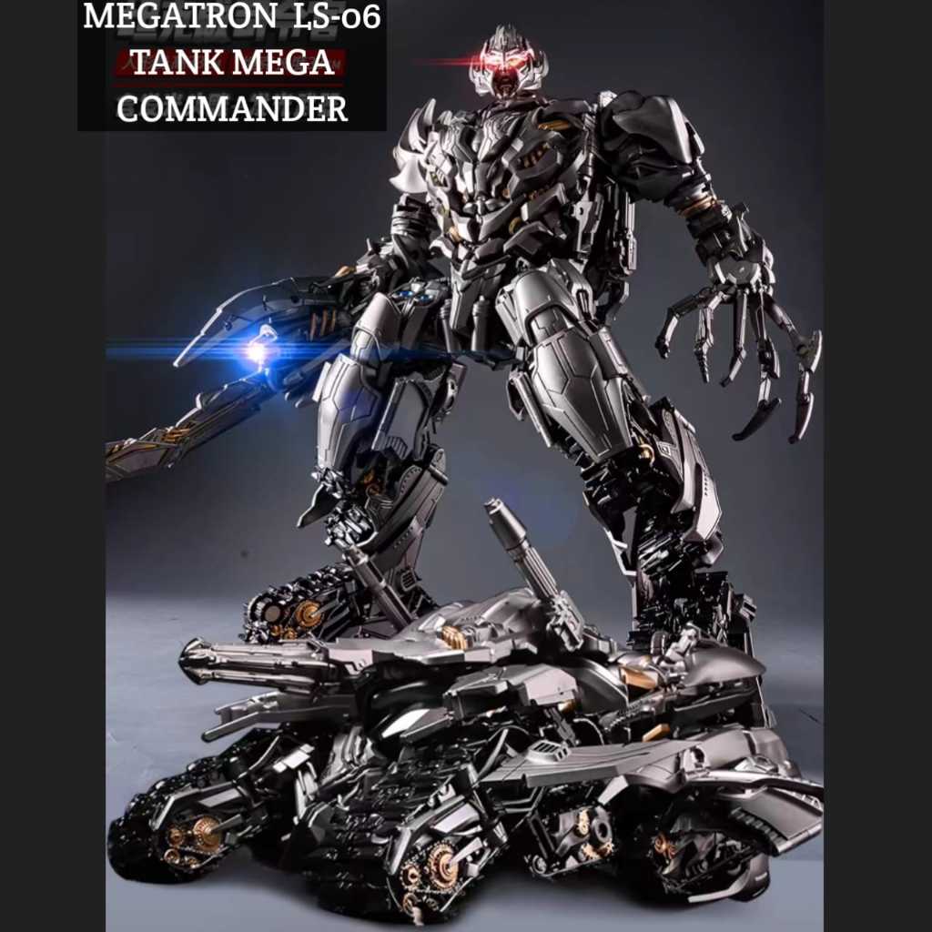 Jual LS06 LS-06 Megatron Oversized Studio Series Deformation Robot Tank Mega Commander | Shopee ...
