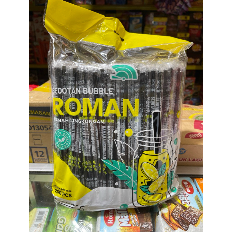 Jual SEDOTAN BUBBLE ROMAN ( ISI 250 PCS ) | Shopee Indonesia