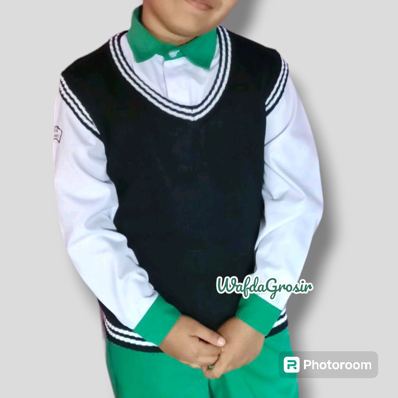Jual Rompi rajut seragam sekolah paud tk sd/rompi rajut untuk anak ...