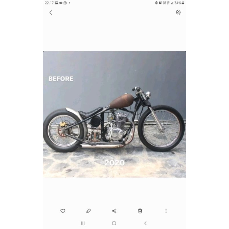 Jual paket frame chopper rangka Chopper rangka custom bober model request | Shopee Indonesia