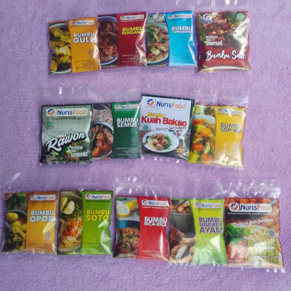 Jual 0riginal Bumbu Masak Instan sate tongseng opor kuah bakso gule ...
