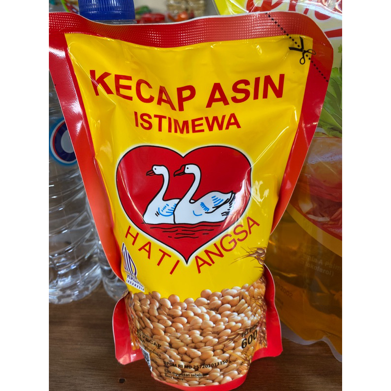 Jual kecap asin hati angsa 600ml | Shopee Indonesia