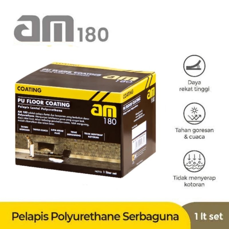 Jual AM 180 - PELAPIS POLYURETHANE SERBAGUNA | PU FLOOR COATING ...