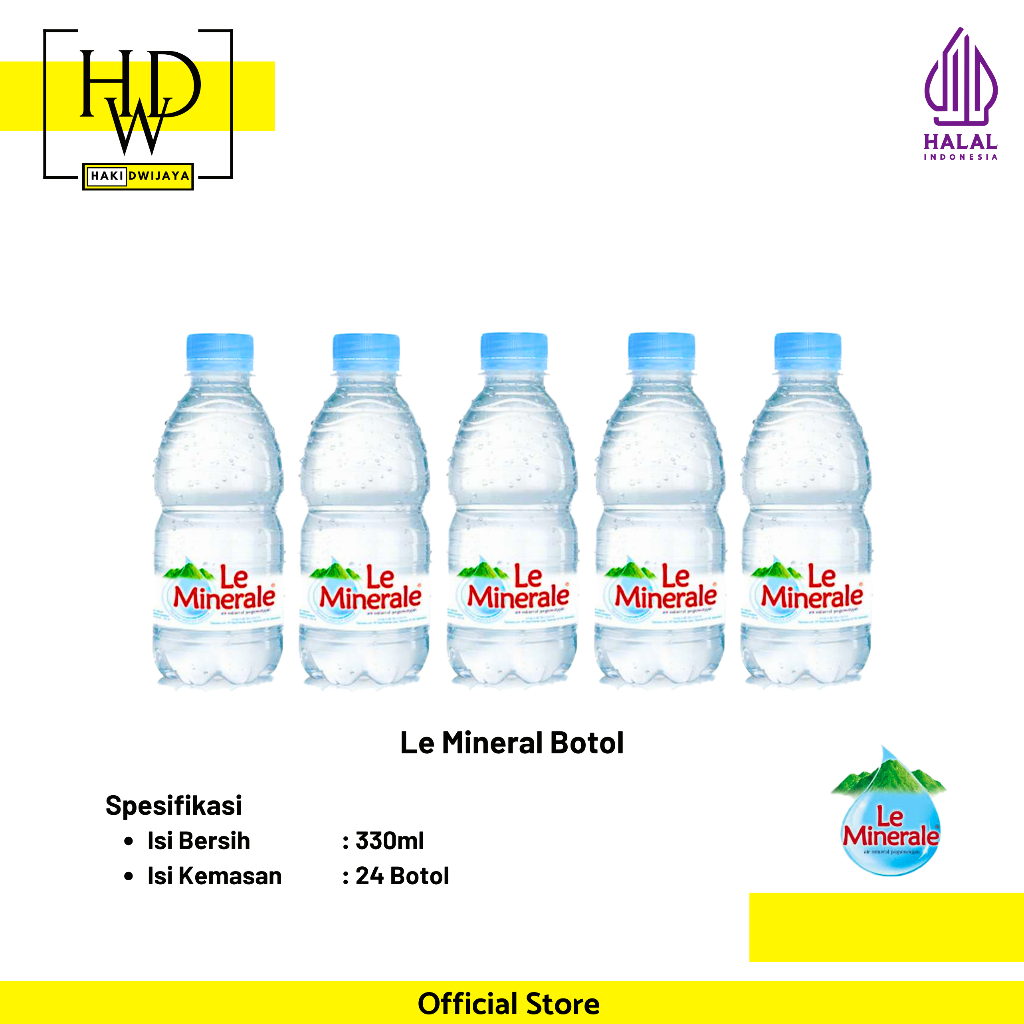 Jual [24 x 330ML] Air Kemasan Le Minerale Botol | Shopee Indonesia