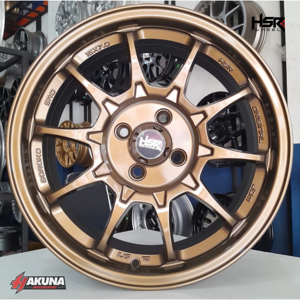 Jual Velg Mobil Model CE28 HSR BOROKO SRD R16 Lubang 4 Buat Yaris,Swift,Vios,City Promo | Shopee ...