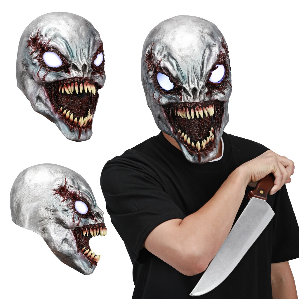 Jual Topeng Latex Cosplay Venom Putih Marvel | Shopee Indonesia