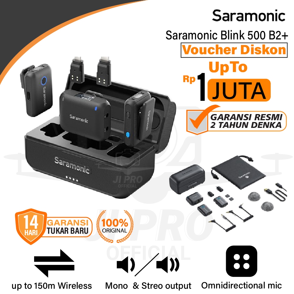 Jual Saramonic Blink 500 B2 New Version Blink 500 B2 Plus Blink500