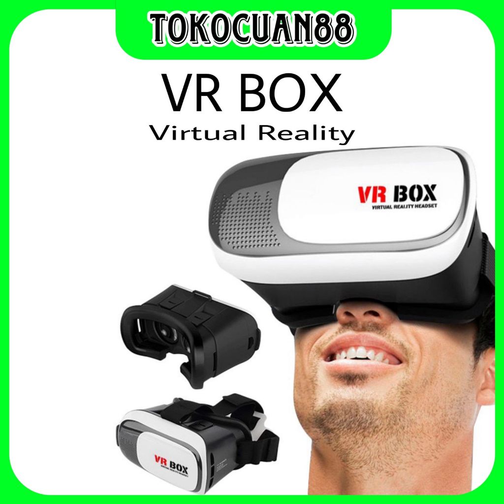 Jual VR BOX Virtual Reality Glossy Gen Terbaik VR BOX Kekinian VR BOX ...