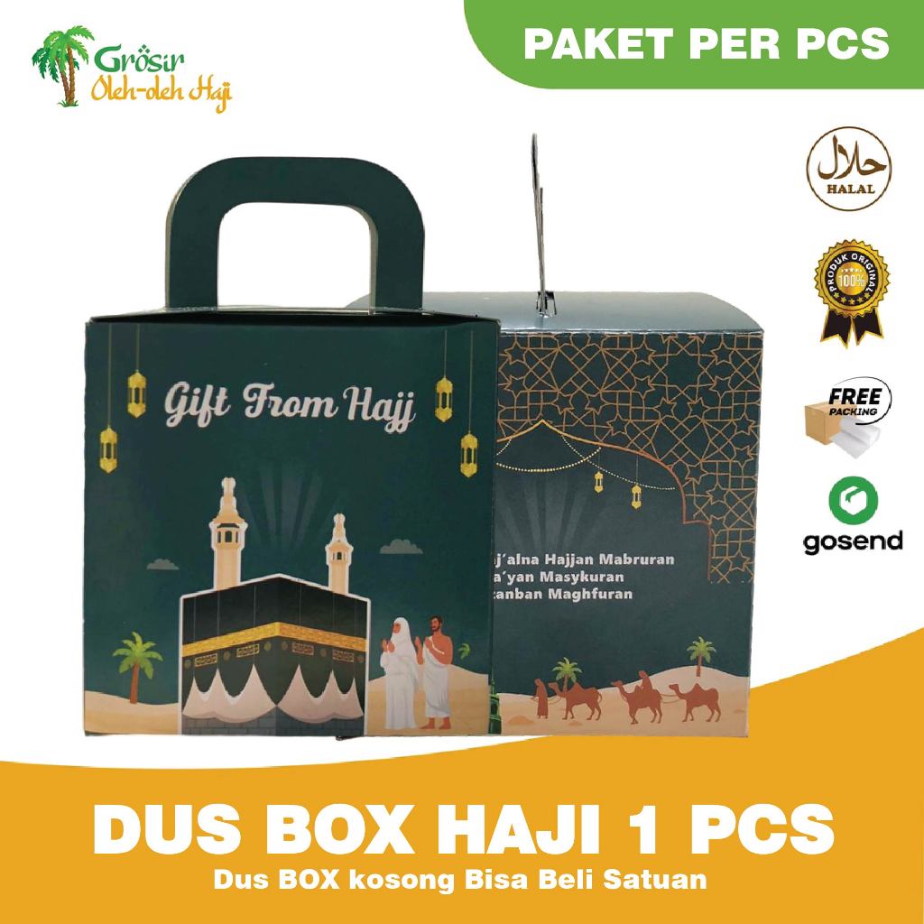 Jual Box kotak Oleh oleh Haji | Dus Tali Jinjing | Kabah Premium ...