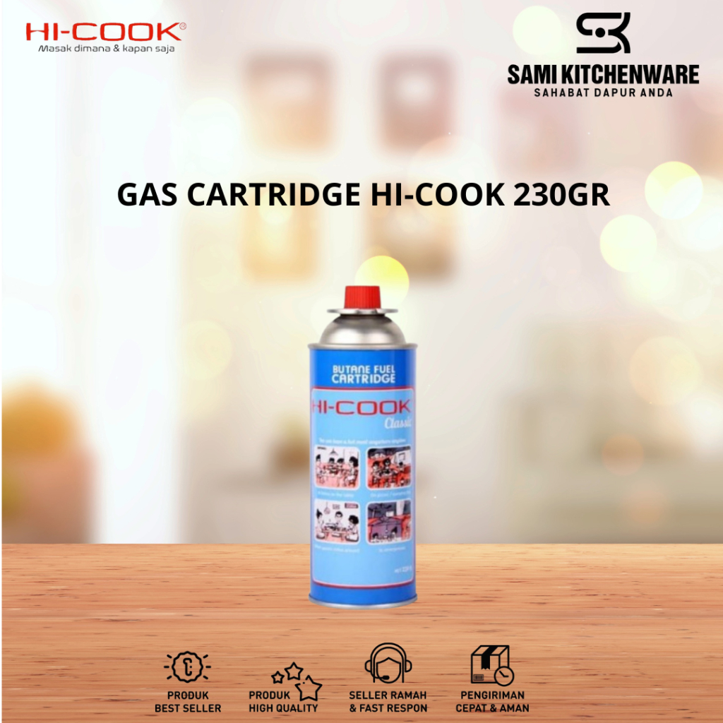 Jual HI COOK GAS Cartridge - Tabung Gas Kaleng - Gas Hi Cook | Shopee ...