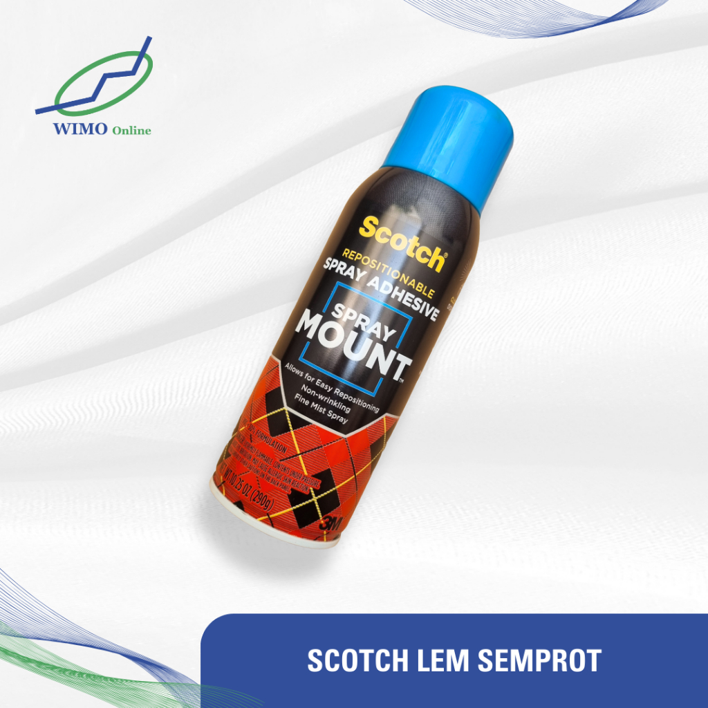 Jual LEM SEMPROT SPRAY MOUNT 3M SCOTCH REPOSITIONABLE ADHESIVE | Shopee ...