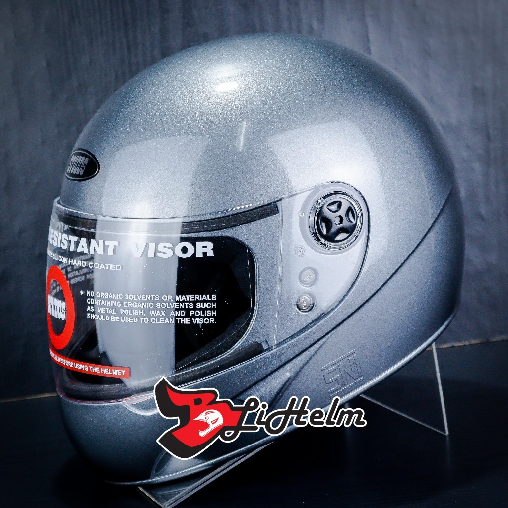 Jual STUDDS HELM CHROME FF | SUPER GUN GREY | SINGLE VISOR | Shopee ...
