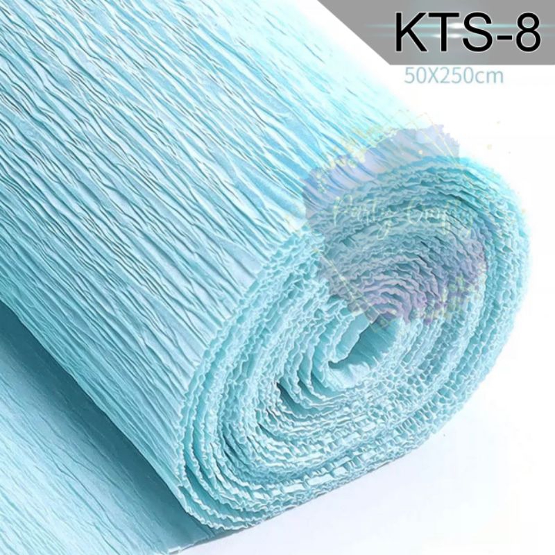 Jual KERTAS IMPORT/50x250 CM/KERTAS CREPES/KERTAS CREPE/TISSUE CREPE ...