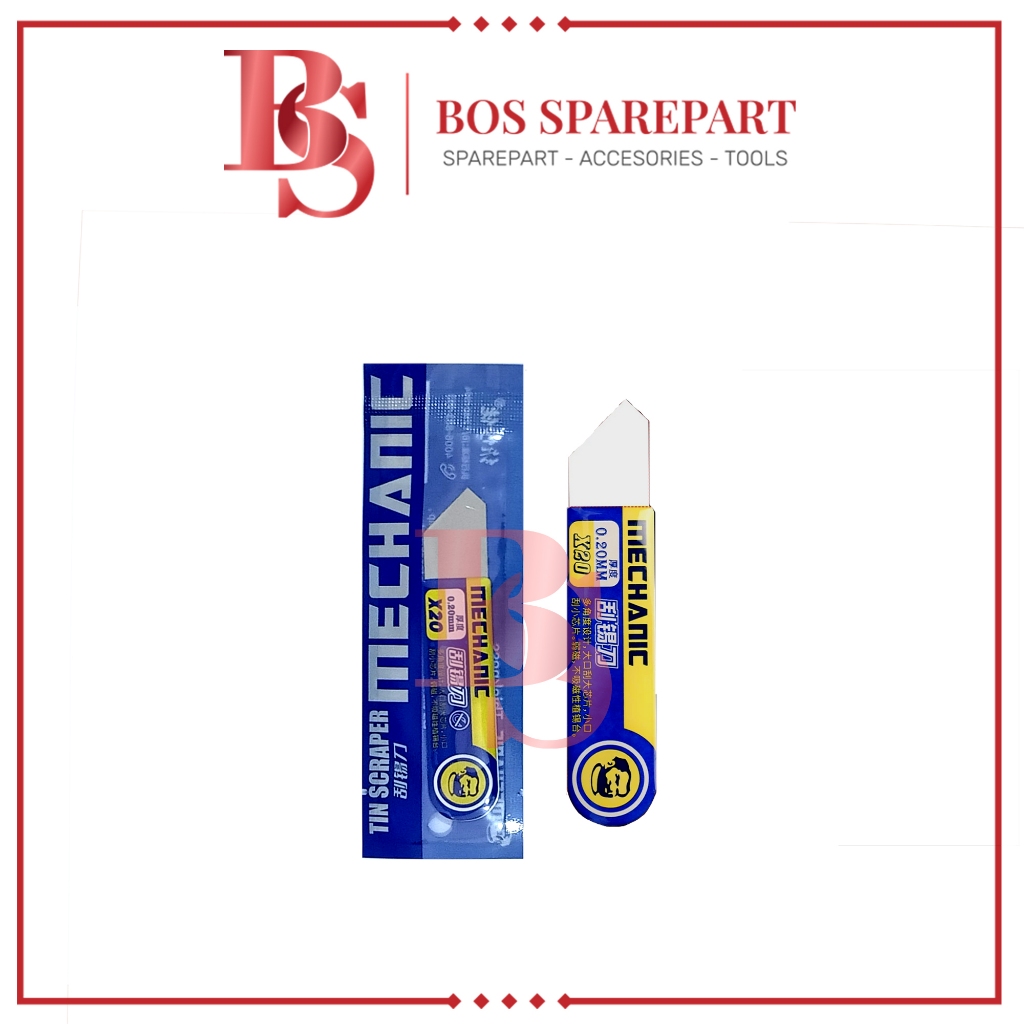 Jual TOOLS ALAT PEMBUKA / PENGIKIS TIMAH / TIN SCRAPER MECHANIC X20 ...