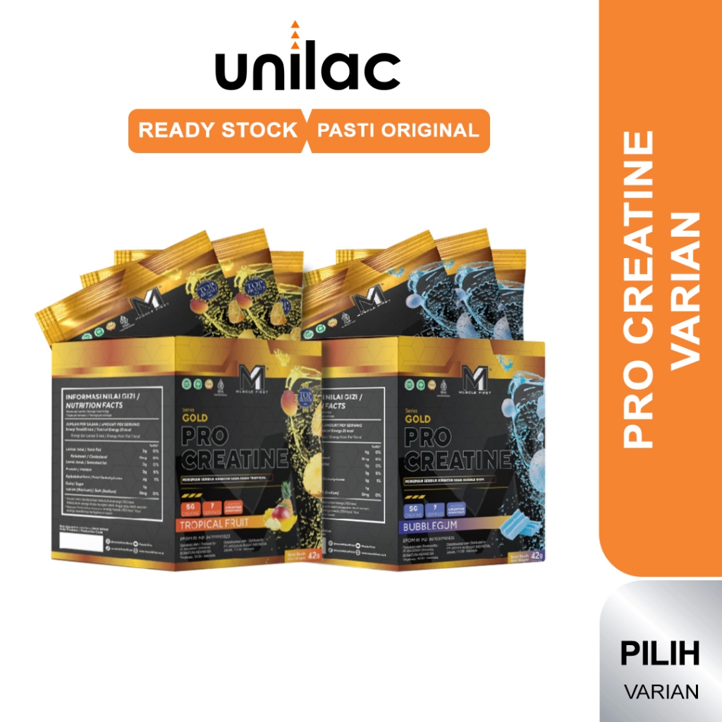 Jual Muscle First Pro Creatine Box (7 Sachet) - Penambah Massa Otot ...