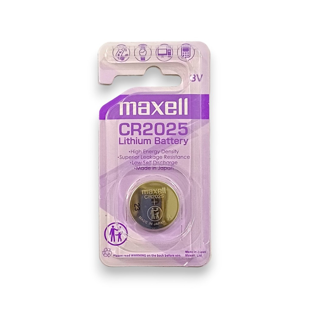 Jual Maxell CR2025 3V Lithium Original Maxell Battery Made In Japan ...