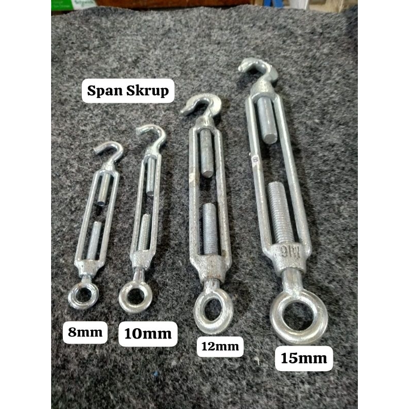 Jual Span Skrup / Penarik Rantai Besi / Turn Buckle | Shopee Indonesia