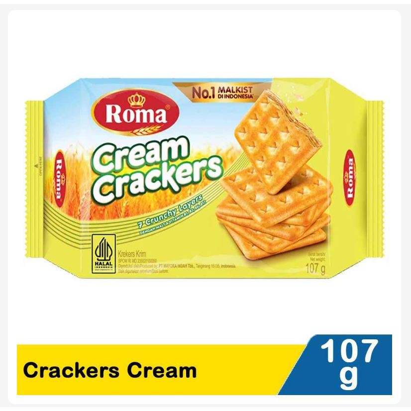 Jual Roma Crackers Malkist Abon / Sweet Malkist / Belgian Style Cokelat ...