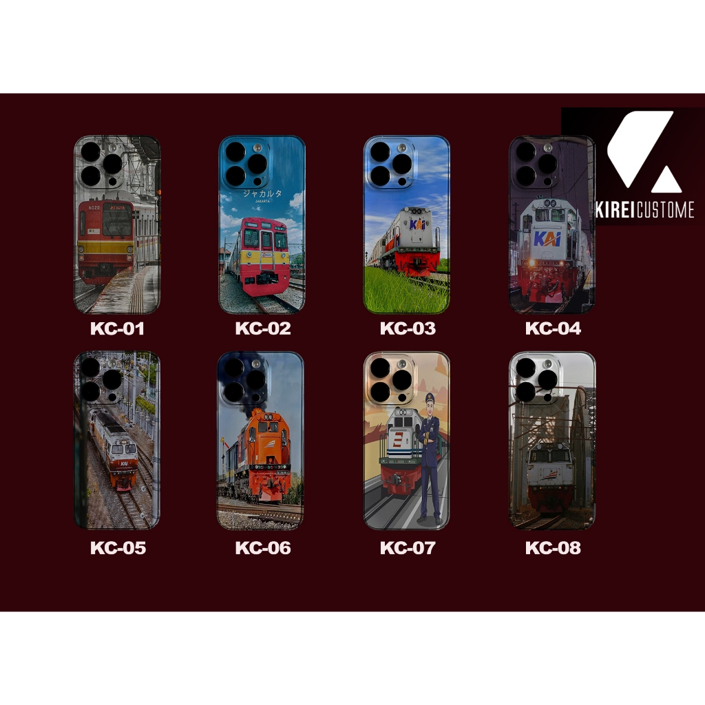 Jual CASE HP DESAIN KERETA API INDONESIA Y03,REDMI A3 dan semua type hp ...