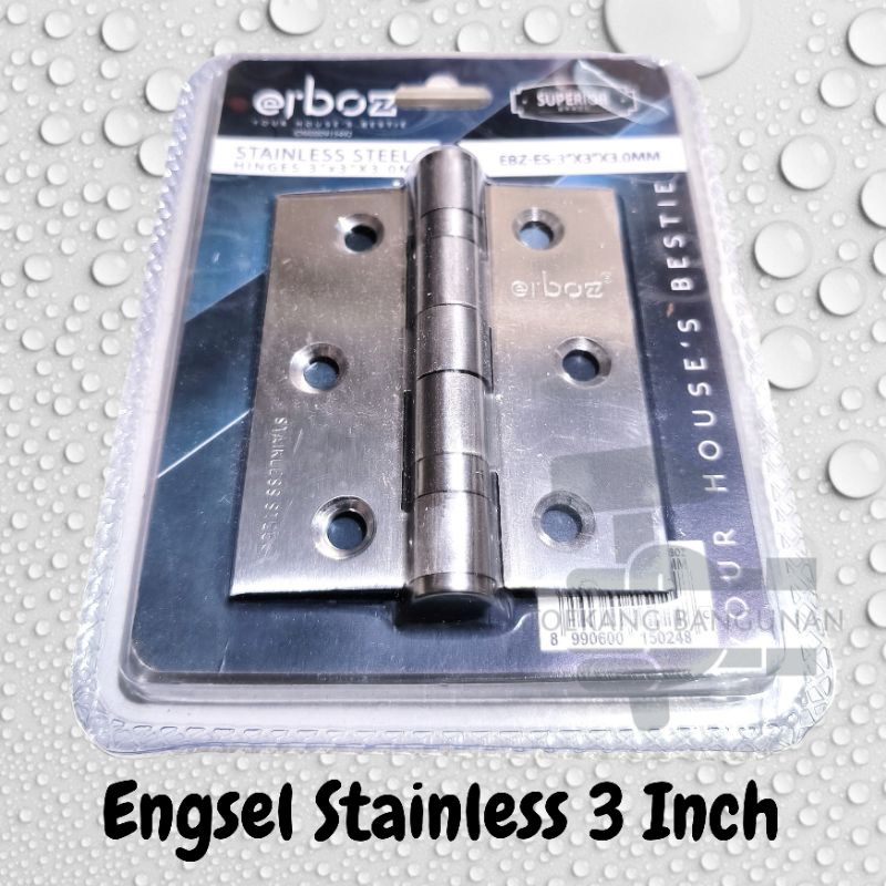 Jual Engsel Stainless Steel 3 Inch Engsel Jendela Sus304 | Shopee Indonesia