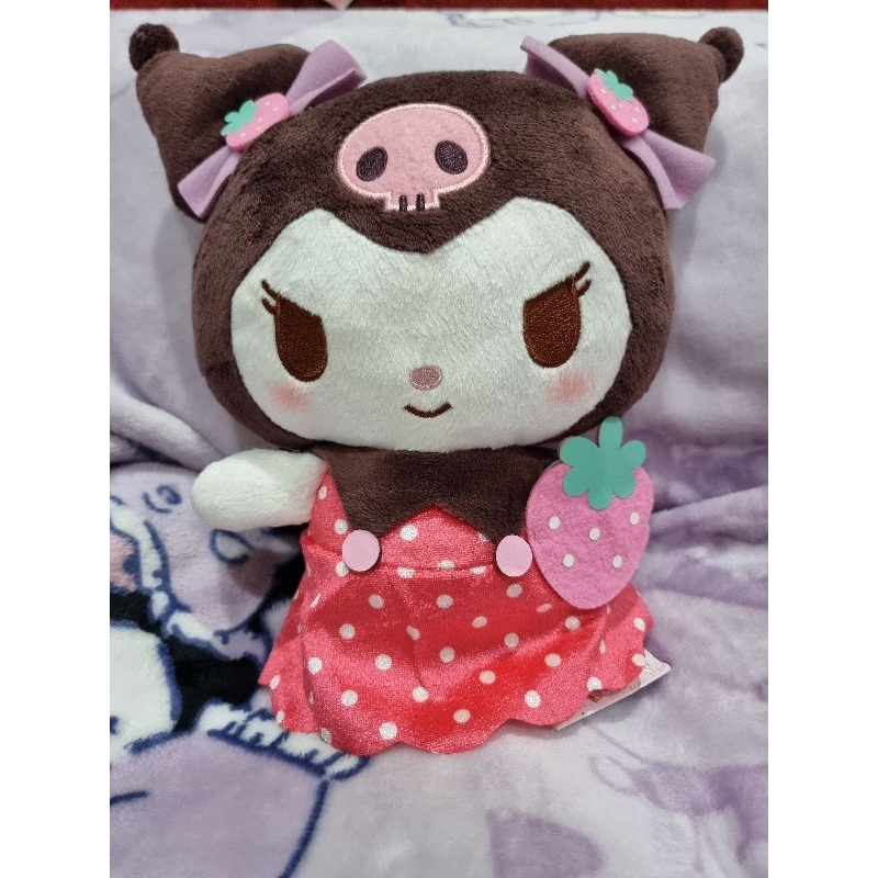Jual Kuromi boneka strawberry / kuromi plushie sanrio original | Shopee ...