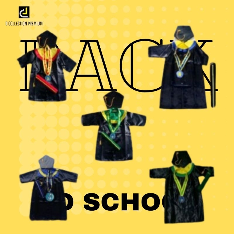 Jual PERLENGKAPAN WISUDA LENGKAP 1 SET JUBAH TOGA SAMIR TOPI TABUNG ...