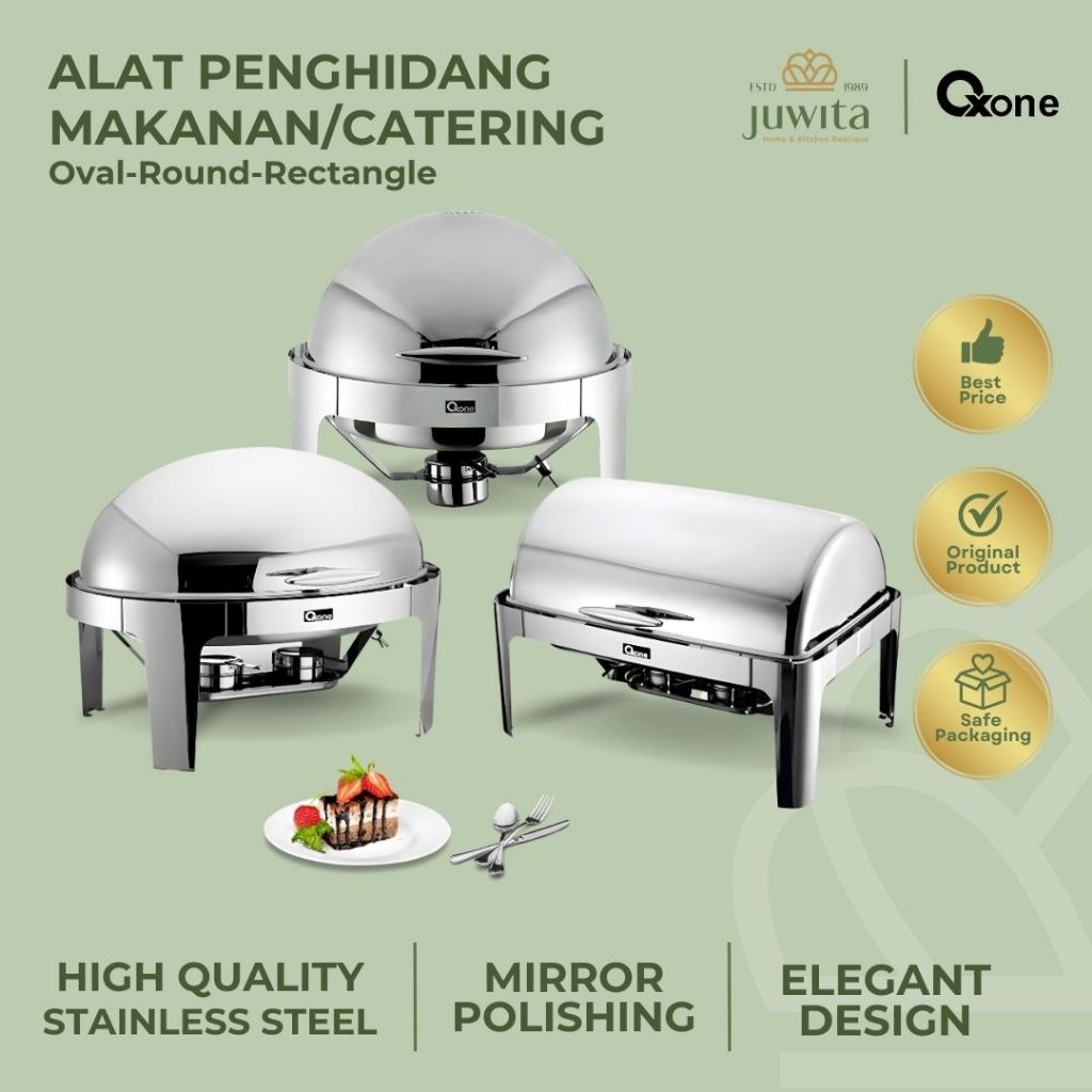 Jual Alat Penghidang makanan Horeca Serving Dish Roll Top Round Oval ...