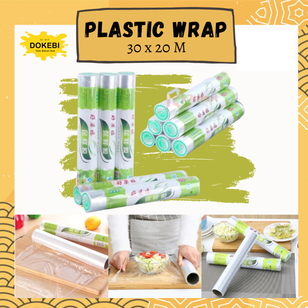 Jual PLASTIK WRAPPING MAKANAN 30 X 20 / CLING WRAP / Plastik Wrap ...